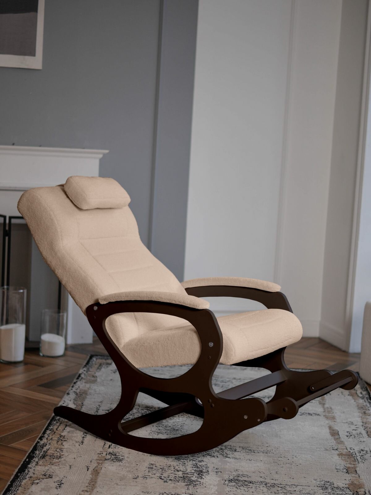 Кресло качалка букле