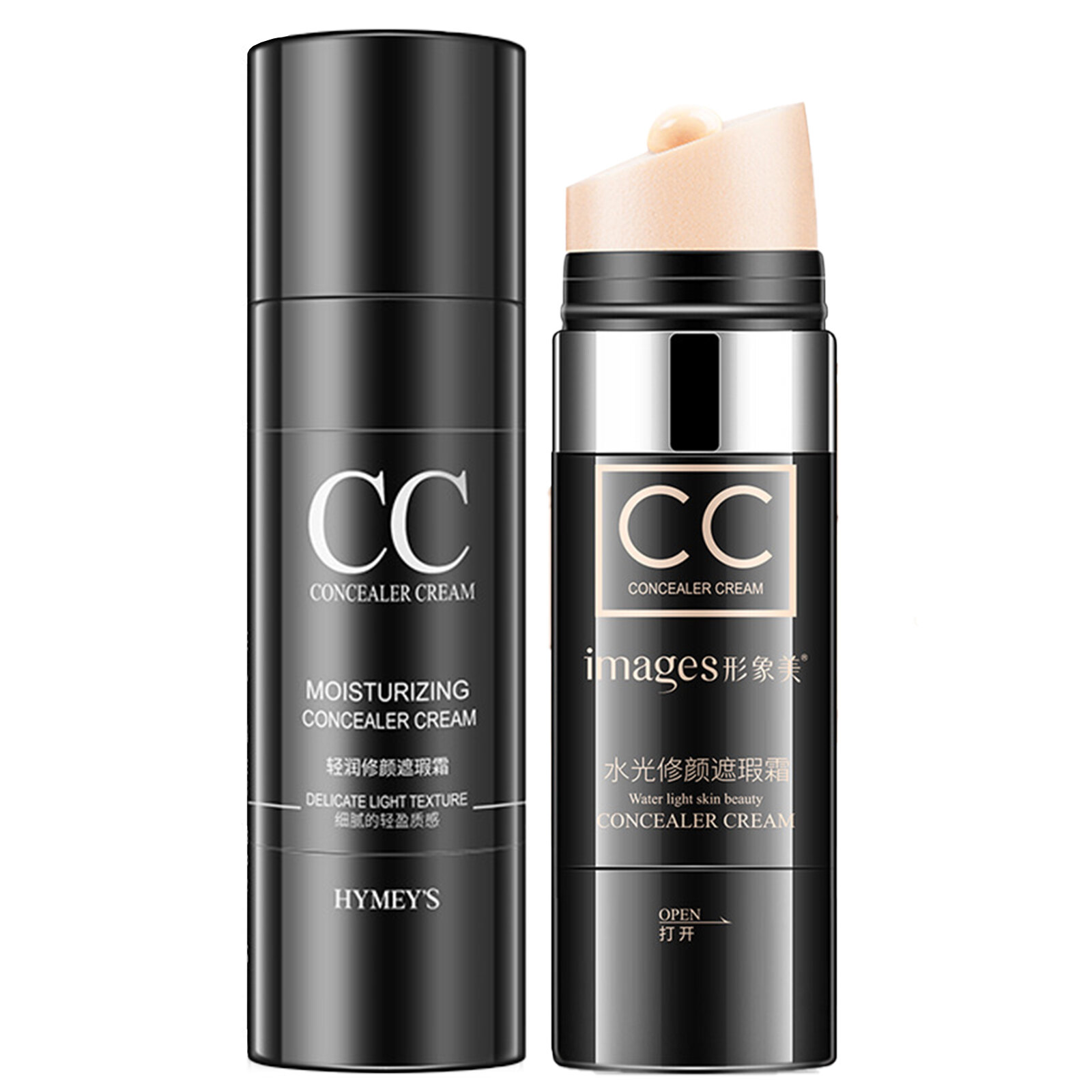 Крем CC, корректирующий цвет, увлажняющий, длительный, консилер, гидратирующий жидкий тон, косметика для макияжа, цвета 01#, 02#Natural (доступно по выбору), объем 30 мл, размер упаковки approx. 13*4*4 см, вес упаковки approx. 83 г, 1* Крем CC