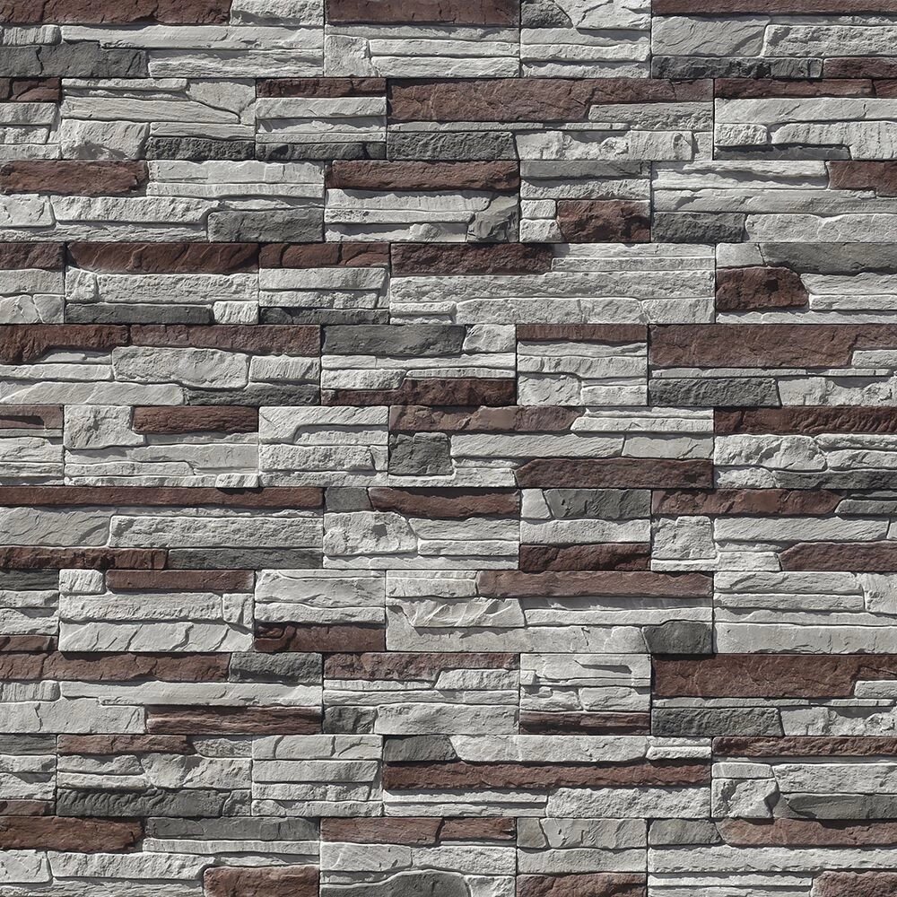 Искусственный камень White Hills Хайлэнд серо-коричневый (18 шт.=0,43 кв. м) White Hills 292-00