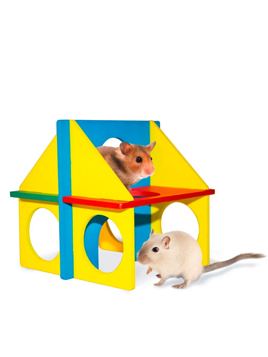 Игрушка для грызунов Домик с ходами