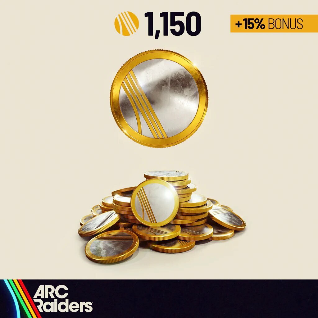 Виртуальная валюта ARC Raiders - 1150 Raider Tokens, для PlayStation, Турция