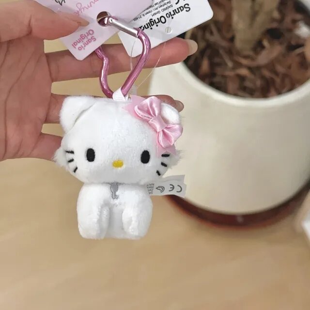 Брелок Kawaii Charmmy Kitty, мягкая игрушка Dear Daniel, кулон на рюкзак Hello Kitty, подвеска на сумку, милые подарки для пары Sanrio,