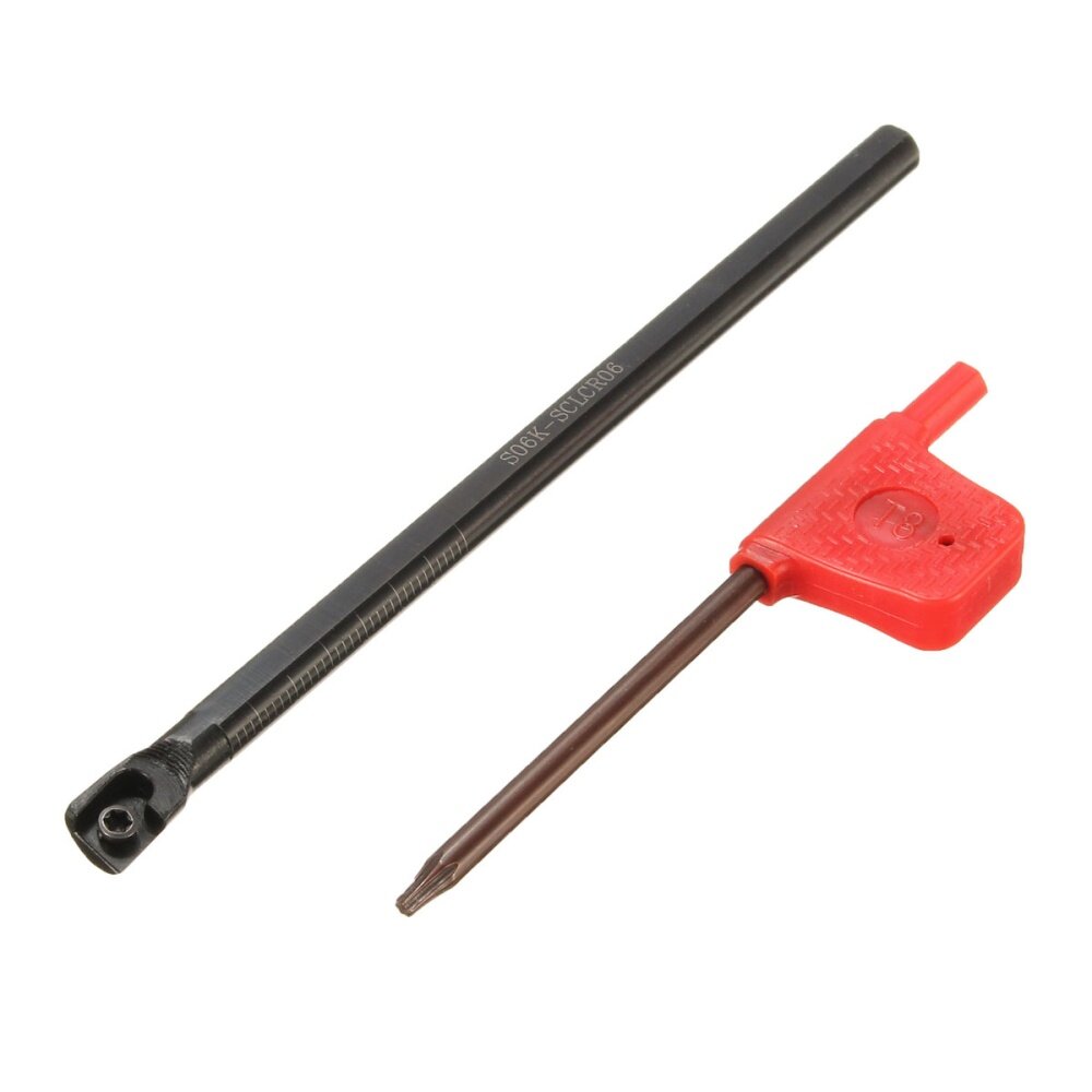 Полезные инструменты S06H-SCLCR06 Hypo 6x100 мм Индексный держатель внутреннего расточного резца для токарной обработки CCMT0602