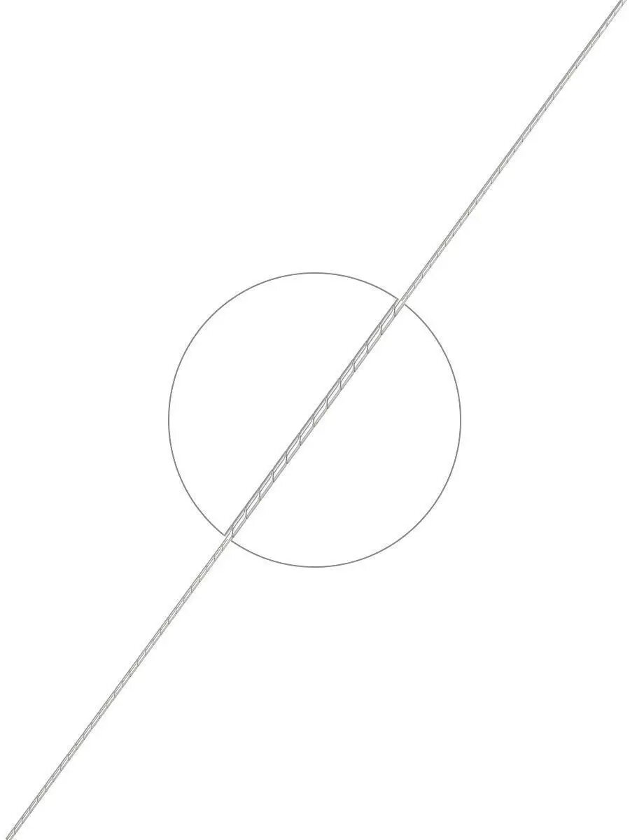 Браслет-цепочка, серебро, 925 проба