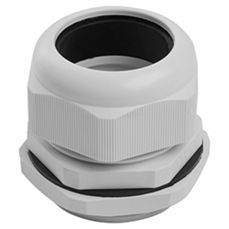 Набор из 5 штук Сальник STEKKER PG48 диаметр проводника 37-44 мм IP54, серый