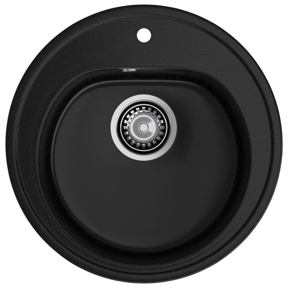Кухонная мойка GranFest RONDO 510, черный