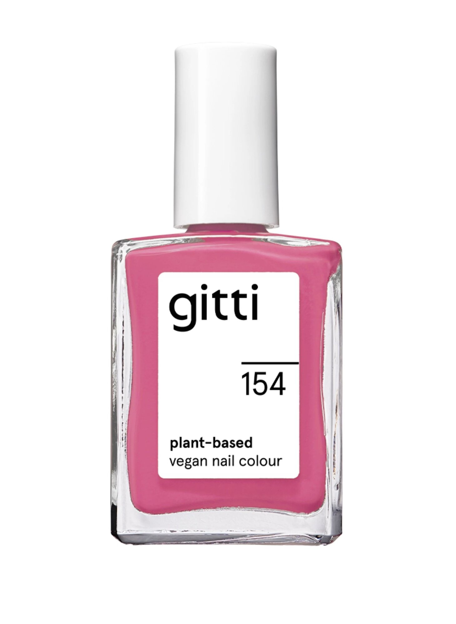 Gitti Веганский лак для ногтей PLANT-BASED VEGAN NAIL COLOUR, 15 мл цвет 154 - AURORA PINK
