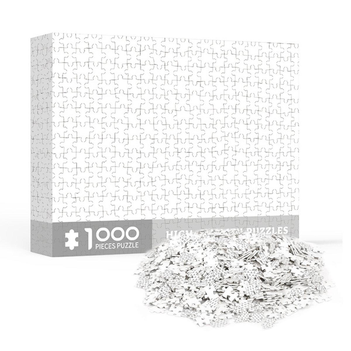 Черно-белая деревянная головоломка для взрослых среднего и пожилого возраста, сложная декомпрессия, 1000 продвинутых игрушек