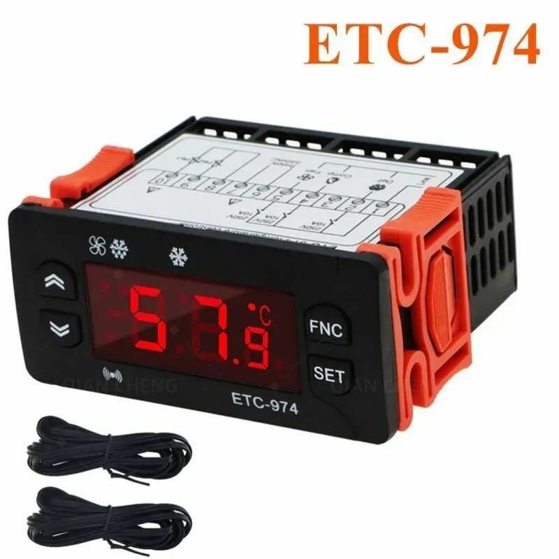 Витрины -холодильника Elitech ETC-974 (с 2 датчиками) / Микропроцессор для торгового холодильного оборудования.