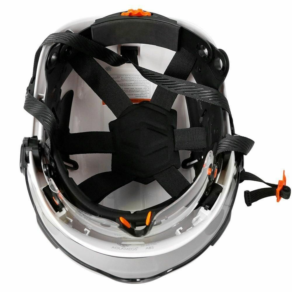 Строительная каска (защитный шлем) с регулируемыми двойными очками, наружные солнцезащитные и встроенные прозрачные очики