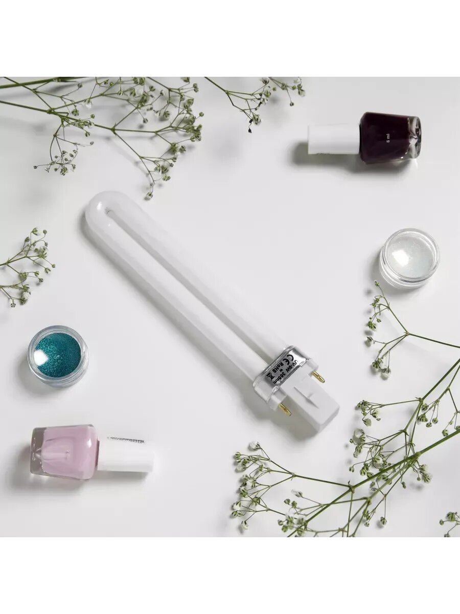 Сменная Лампа для маникюра ультрафиолетовая, 9 Вт