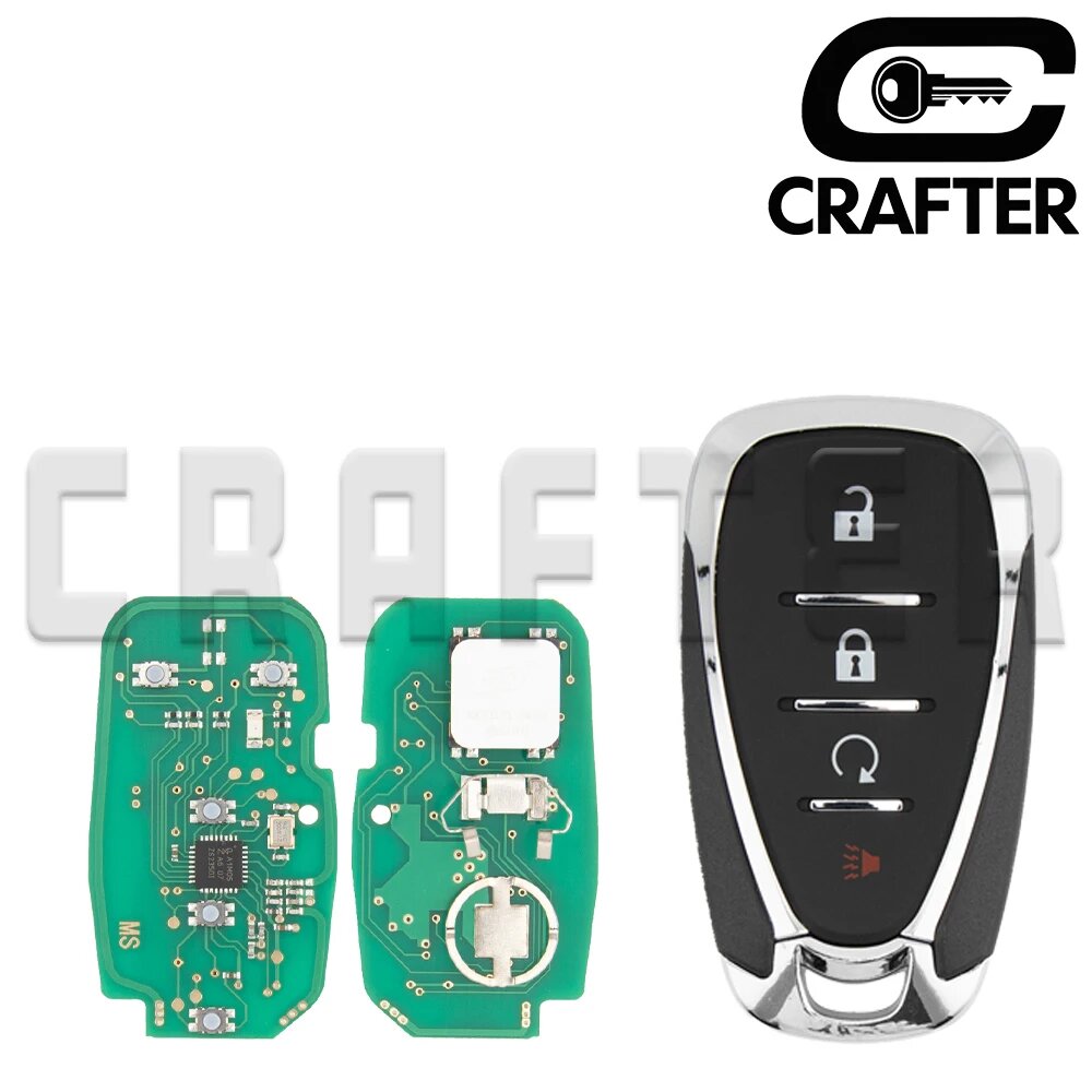 Ключ Crafters HYQ4AA HYQ4EA 315/433 МГц ID 46 CHIIP, ключ смарт-карты для Chevrolet Blazer Traverse Camaro Cruze Malibu Equinox Spark
