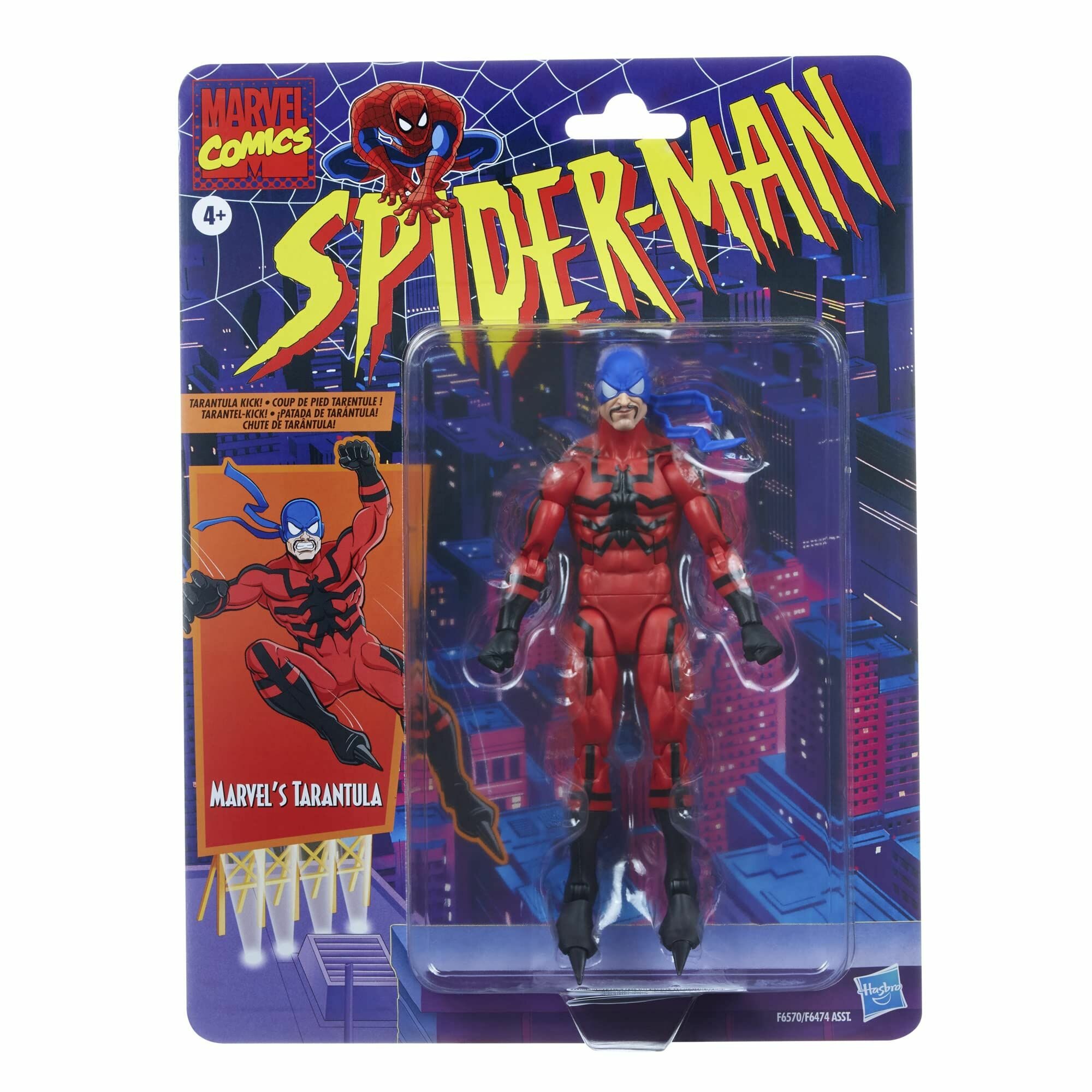 Hasbro Marvel Legends Series Tarantula Spider-Man / Серия Marvel Legends, фигурка героя классических фильмов, игрушка