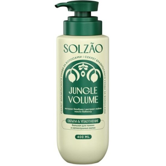 Бальзам для волос Solzao Объем от корней и уплотнение, 400 мл.