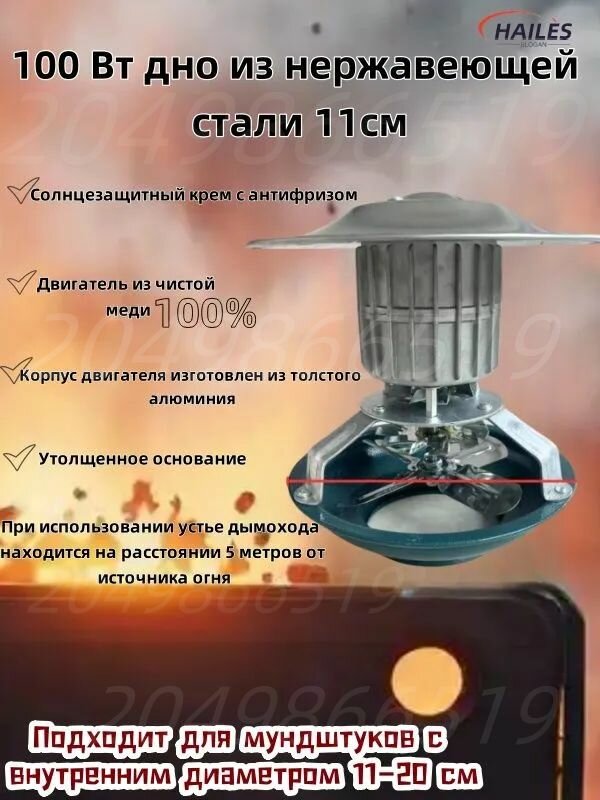Вытяжной вентилятор220 В мощностью100Вт
