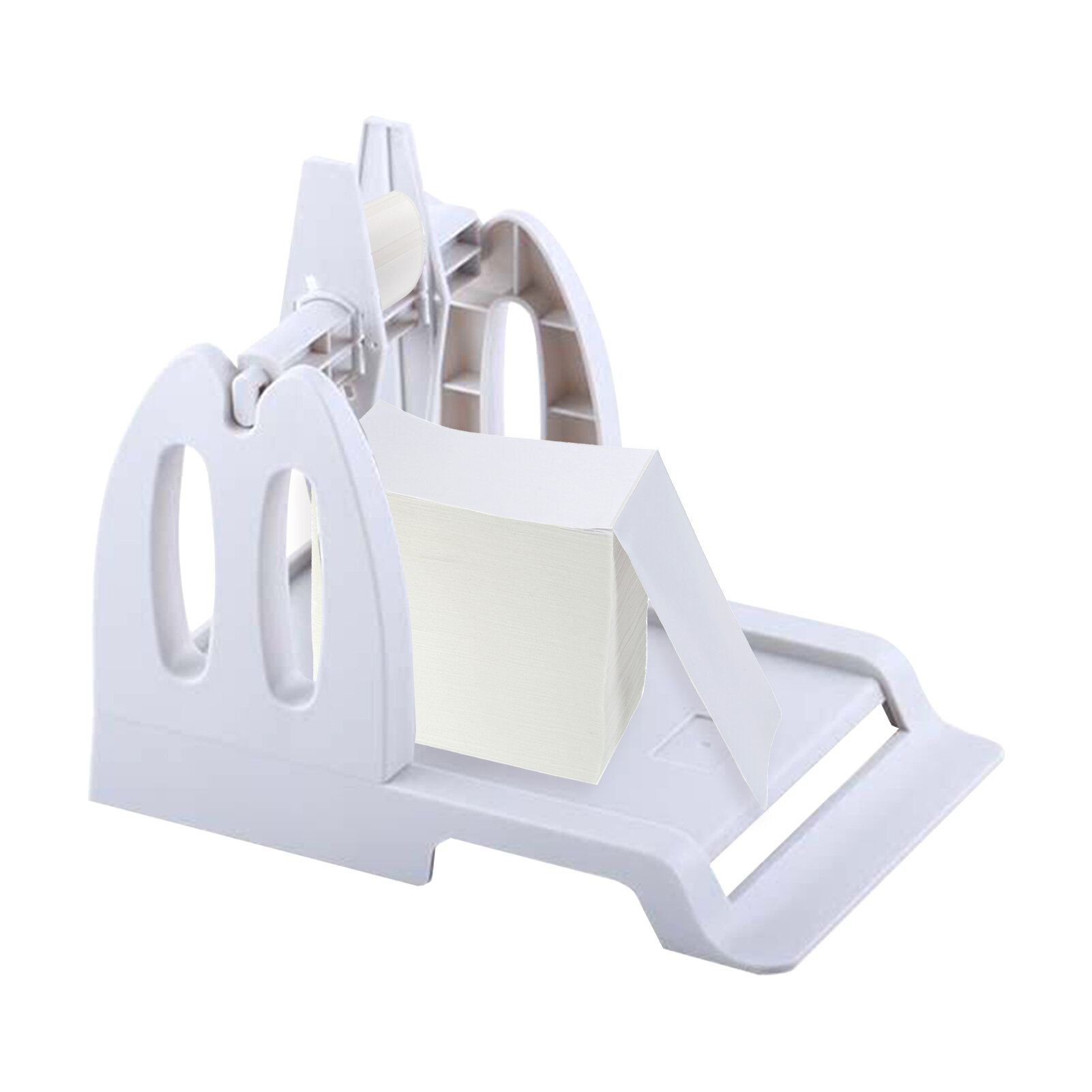 Держатель этикетки для настольной тепловой маркировки Принтер 2 в 1 рулонах и вентиляторные этикетки стека.