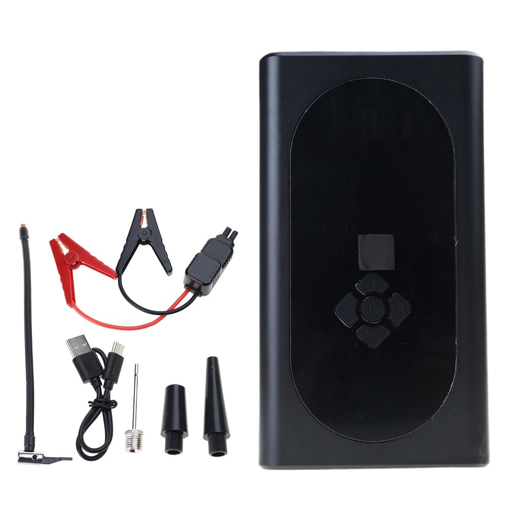 Портативный автомобильный прыжок стартер -бустер цифровой набор шин 29600 мАч с воздушным компрессором для стартового устройства