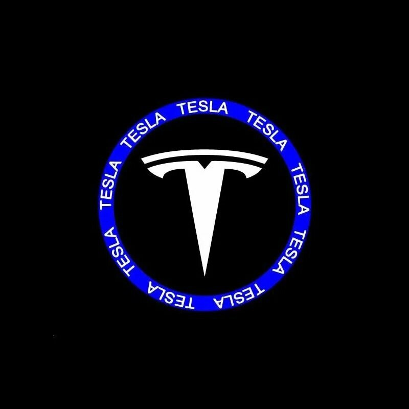 Подходит для Tesla welcome light model3 modelX modelS для украшения дверной проекционной атмосферы Светодиодный свет