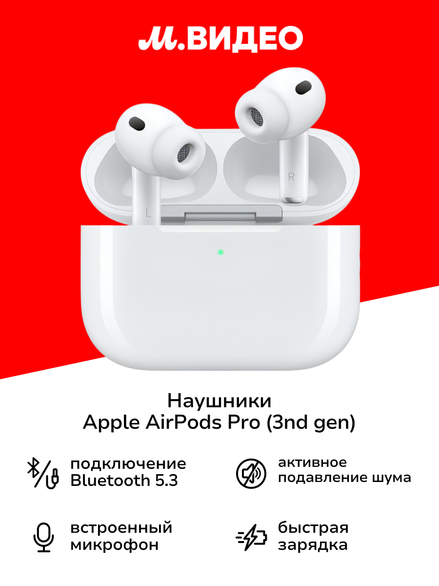 Наушники Apple AirPods Pro (3nd gen) MagSafe Case USB-C