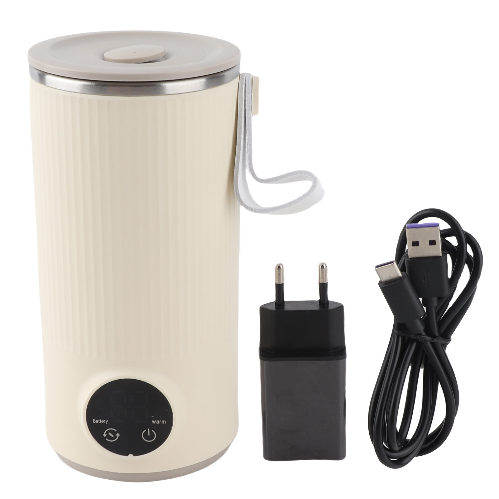 Cordless Portable Electric Kettle USB Charging 400ML Small Water Boiler for Tea Coffee Milk