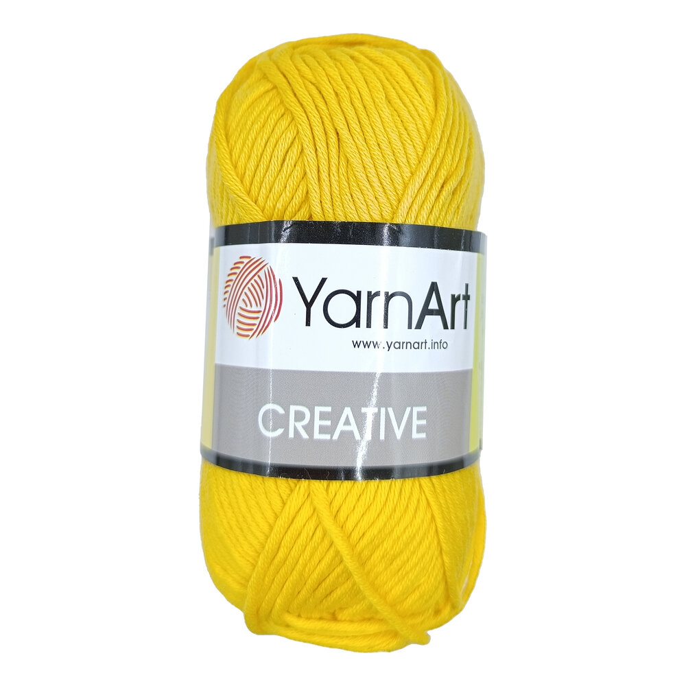 Пряжа для вязания YarnArt - Creative 228 желтый 50 гр/85 м 100% хлопок