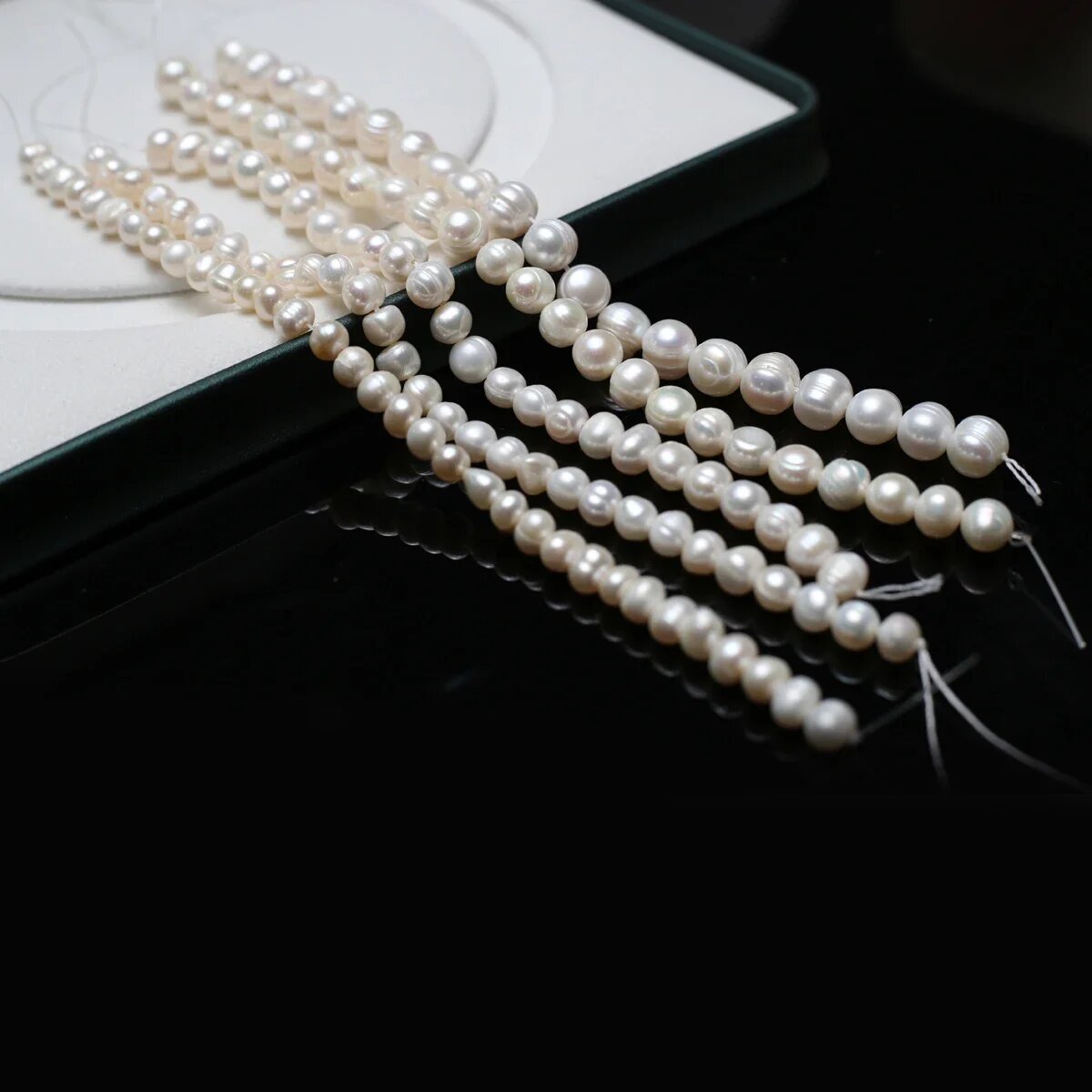 Натуральные пресноводные жемчужные бусины 5-11 мм 9-10mm