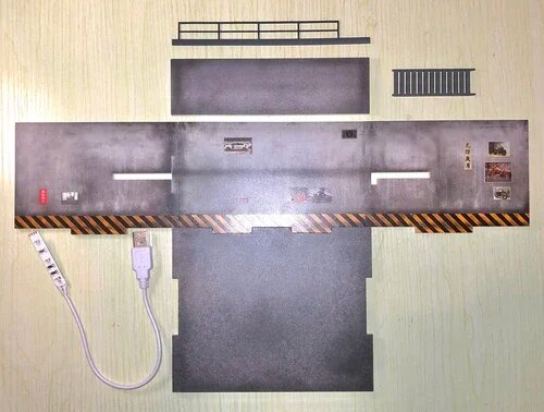 Модель гаража 1/64 Scene 4