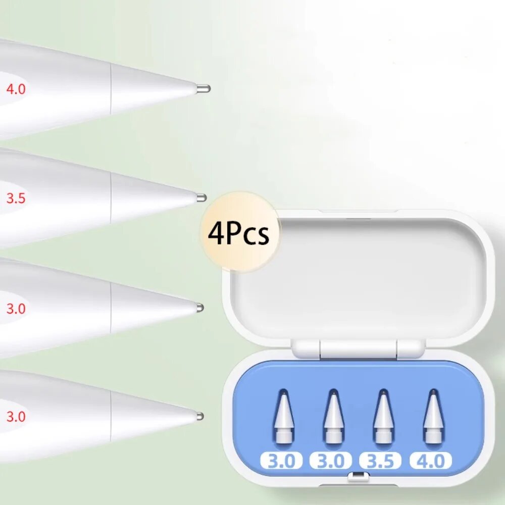 Сменные наконечники для Apple Pencil, 4шт, Цвета: 4Pcs C