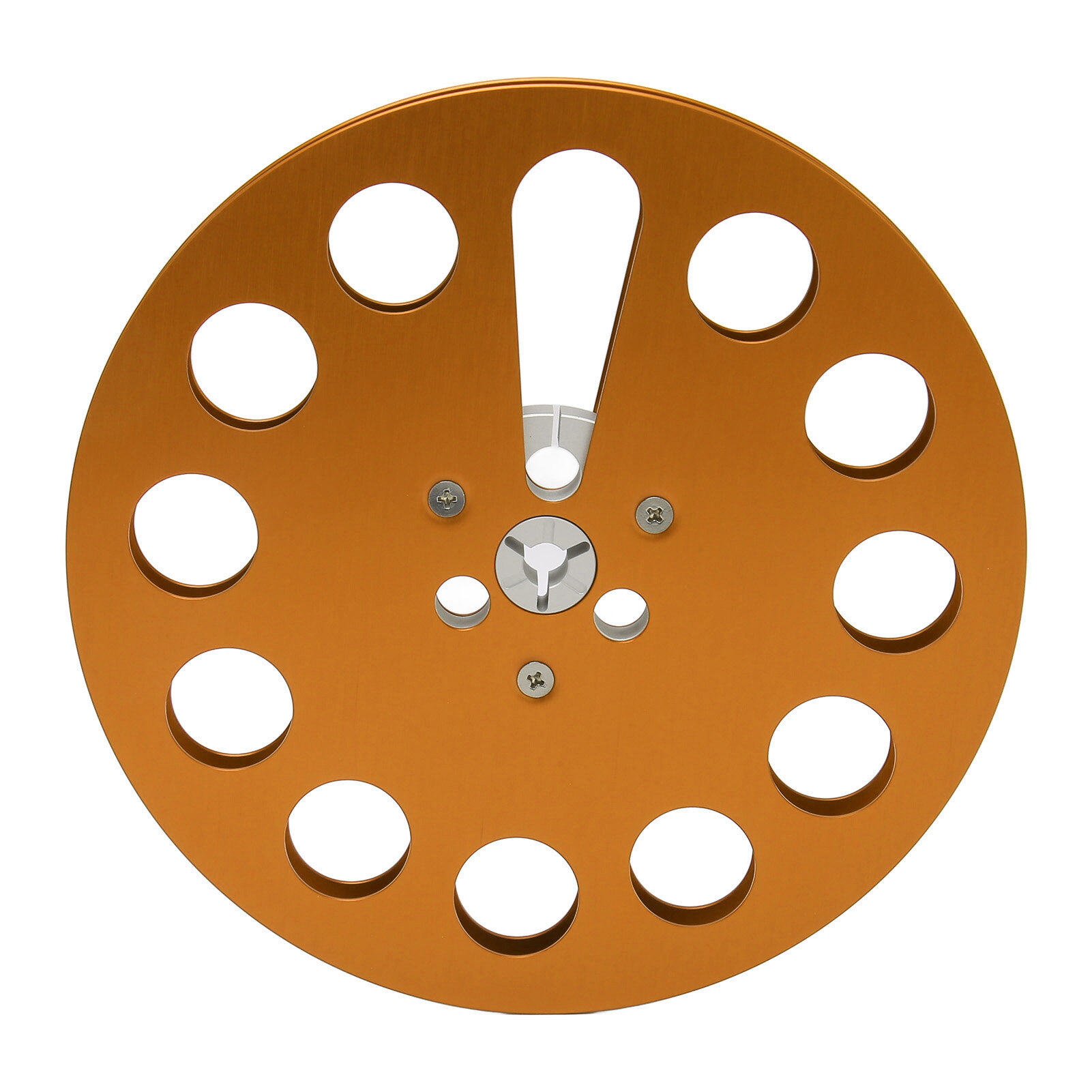 1/4 7 -дюймового катушки для захвата универсальный 11 отверстий отверстия сопротивления ветра пустая лента катушка для записи золота