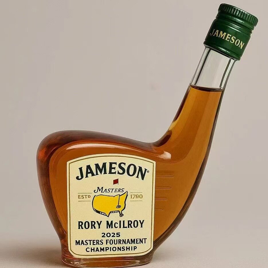 JAMESON бутылка виски для гольфа, Рори Макилрой, черная крышка
