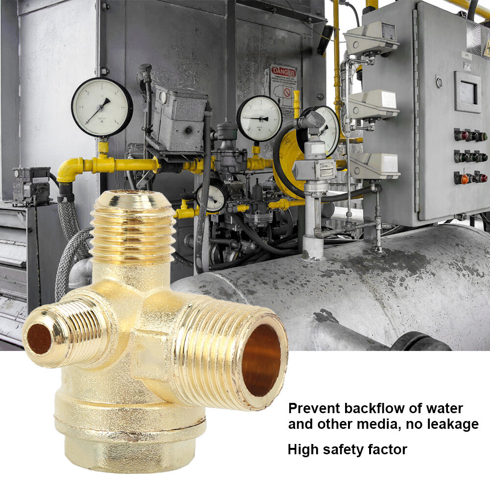 Check Valve Air Compressor Accessories OneWay Prevent Medium Backflow Pipe — фото 1