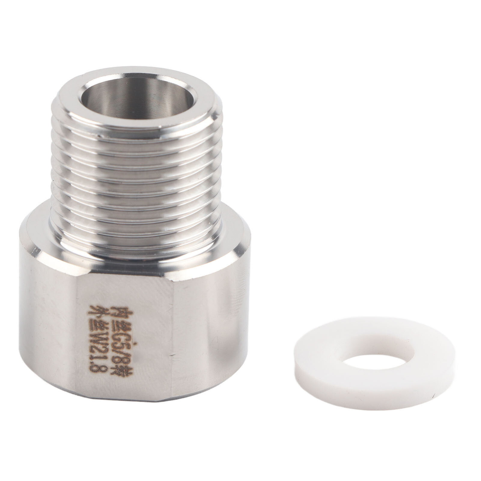 CO2 Regulator Adapter Cylinder Connector Converter for Aquarium Fish Tank (G5/8 to W21.8)