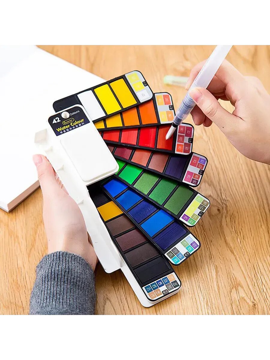 Акварельные краски42 цветов