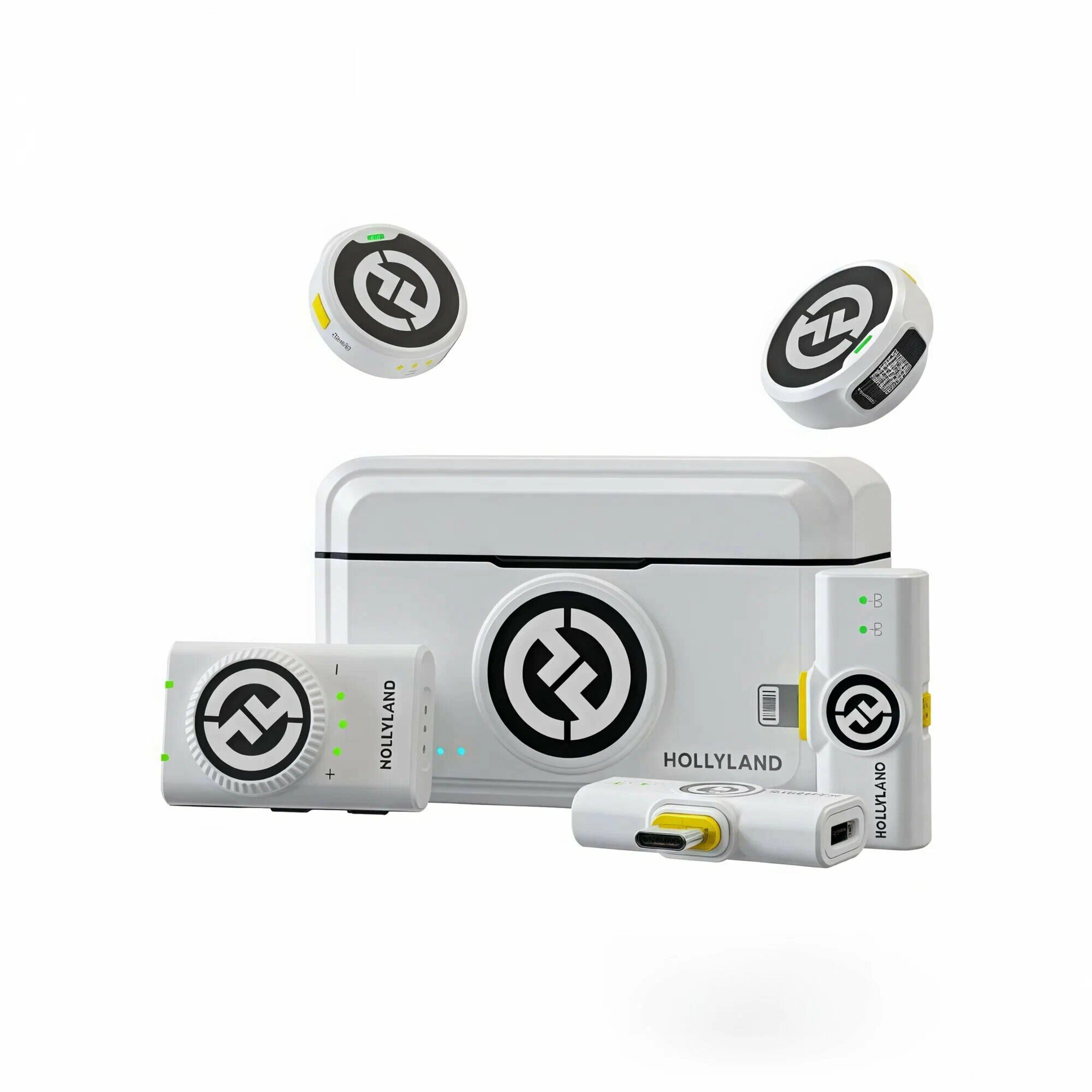 Радиосистема Hollyland Lark M2 Combo белый (mini jack 3.5, Usb-C, Lighting)