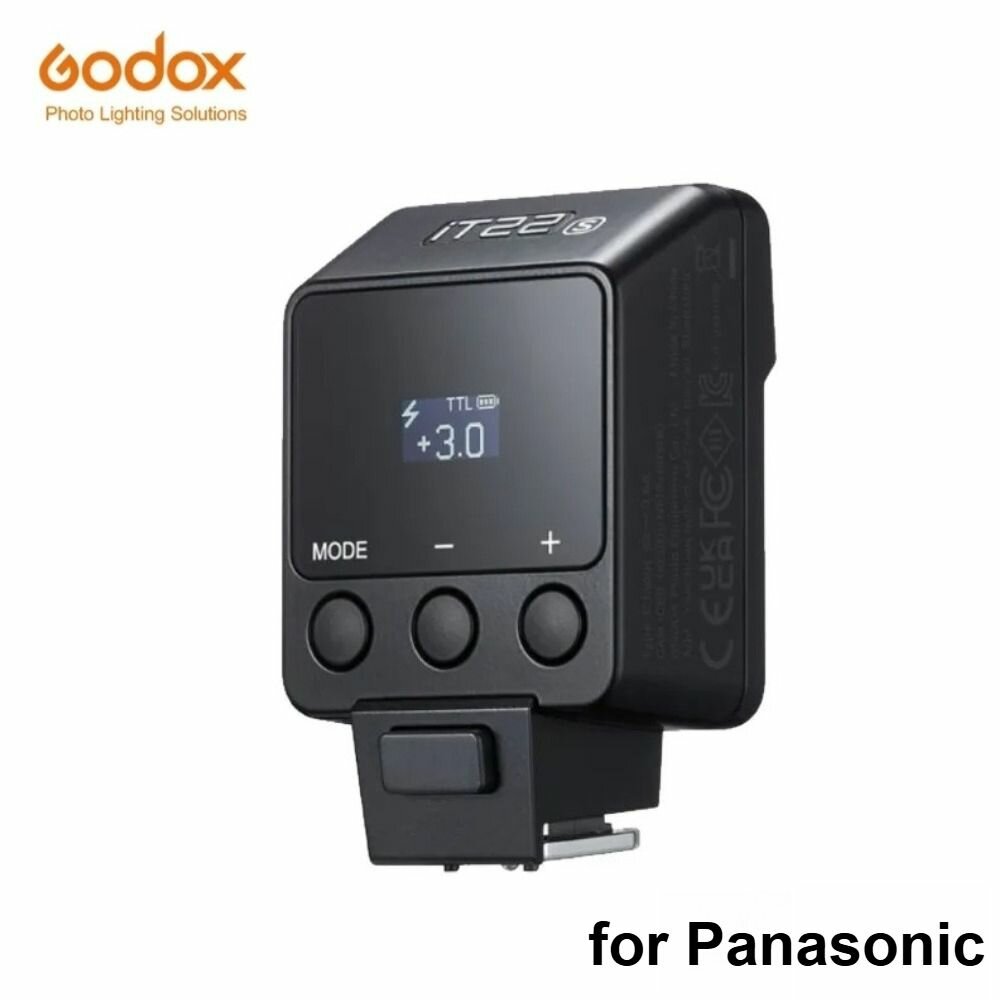 Godox iT22 TTL Автоматическая вспышка Легкая портативная с магнитными аксессуарами Рассеиватель с камерой Panasonic