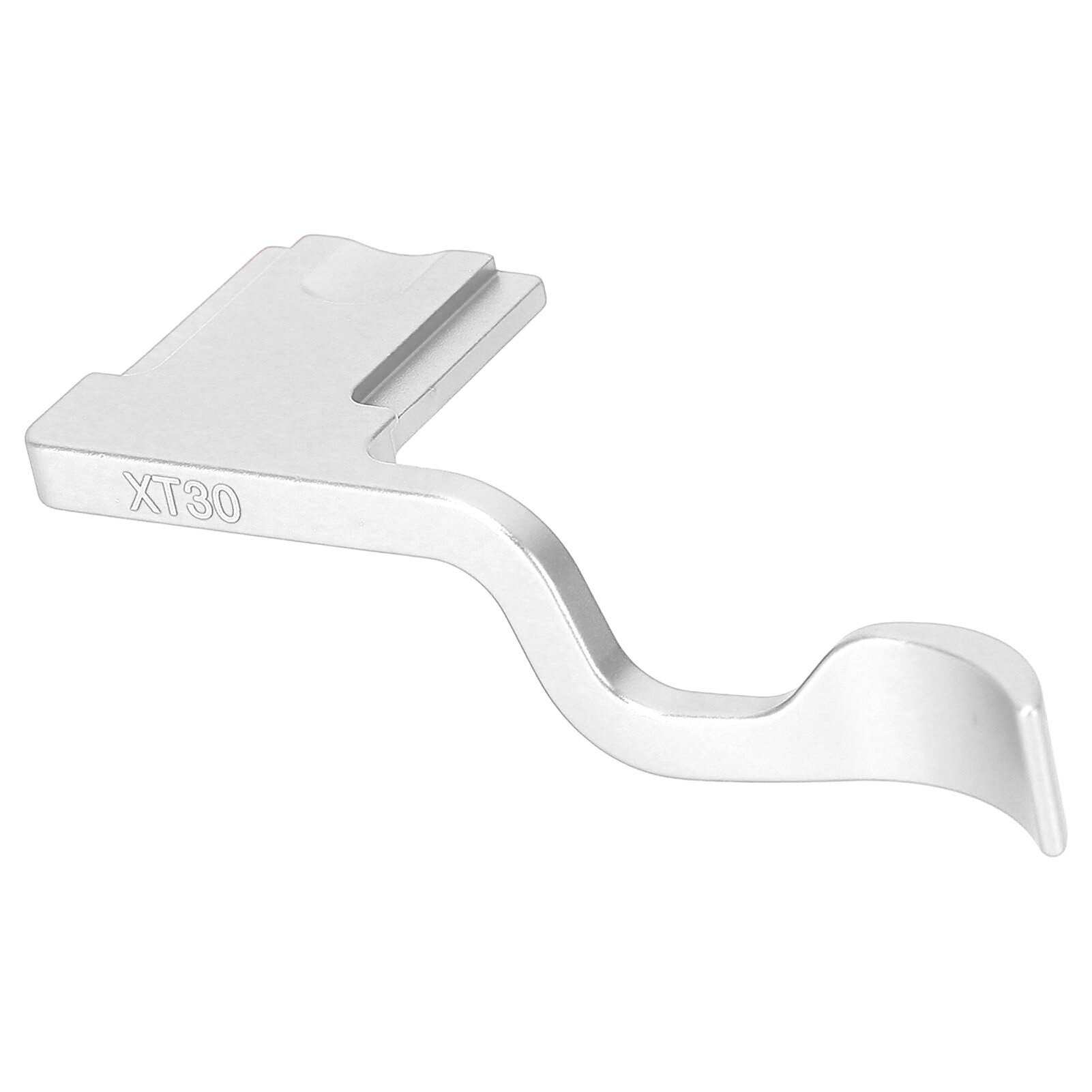 Горячий башмак с упором для большого пальца, рукоятка с ЧПУ из алюминиевого сплава, надежное крепление для камеры Fuji X 1 X T2 X T3 X T10 X T20 X T30, серебристый