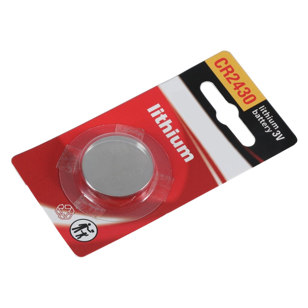 1 Кнопочная батарейка из синели CR2430 3 В
