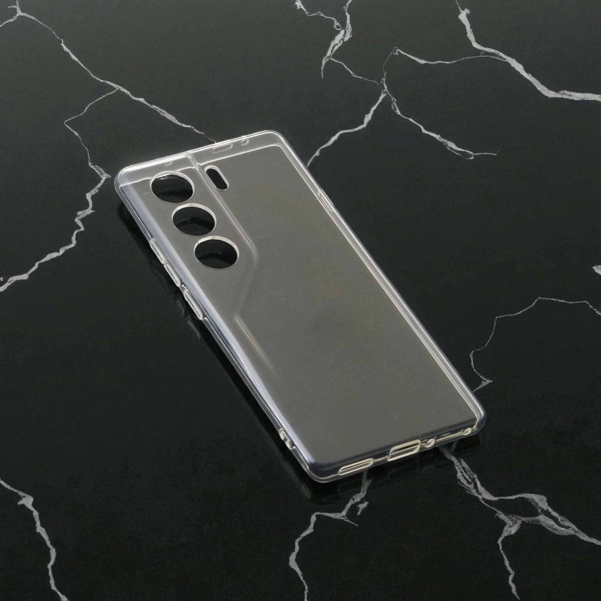 Силиконовый чехол Jack Case Premium Tecno CAMON 40 pro 4G/5G прозрачный