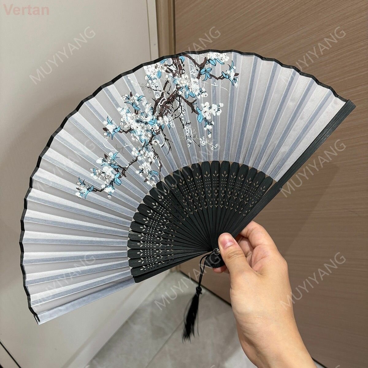 Китайский японский складной веер стиле с чехлом для фотосессии и танцев