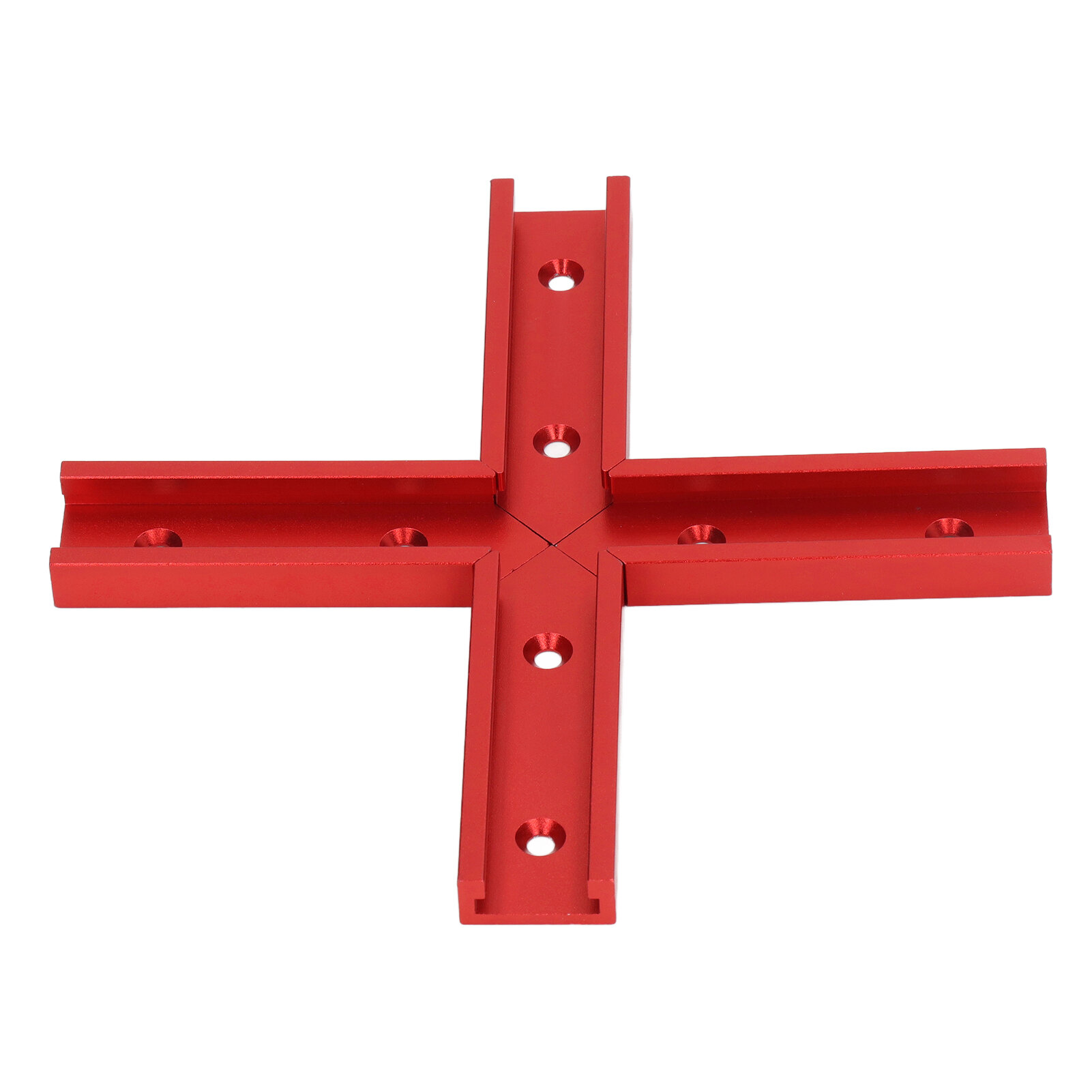 4 шт. Т-образный соединитель из алюминиевого сплава, длина 100 мм, ширина 30 мм, универсальный для деревообработки, красный