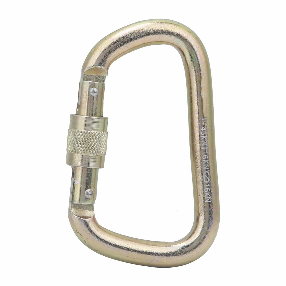 40Cr сталь 45KN D-образная подвесная пряжка карабиновый зажим для защитного аксессуара для альпинизма на открытом воздухе