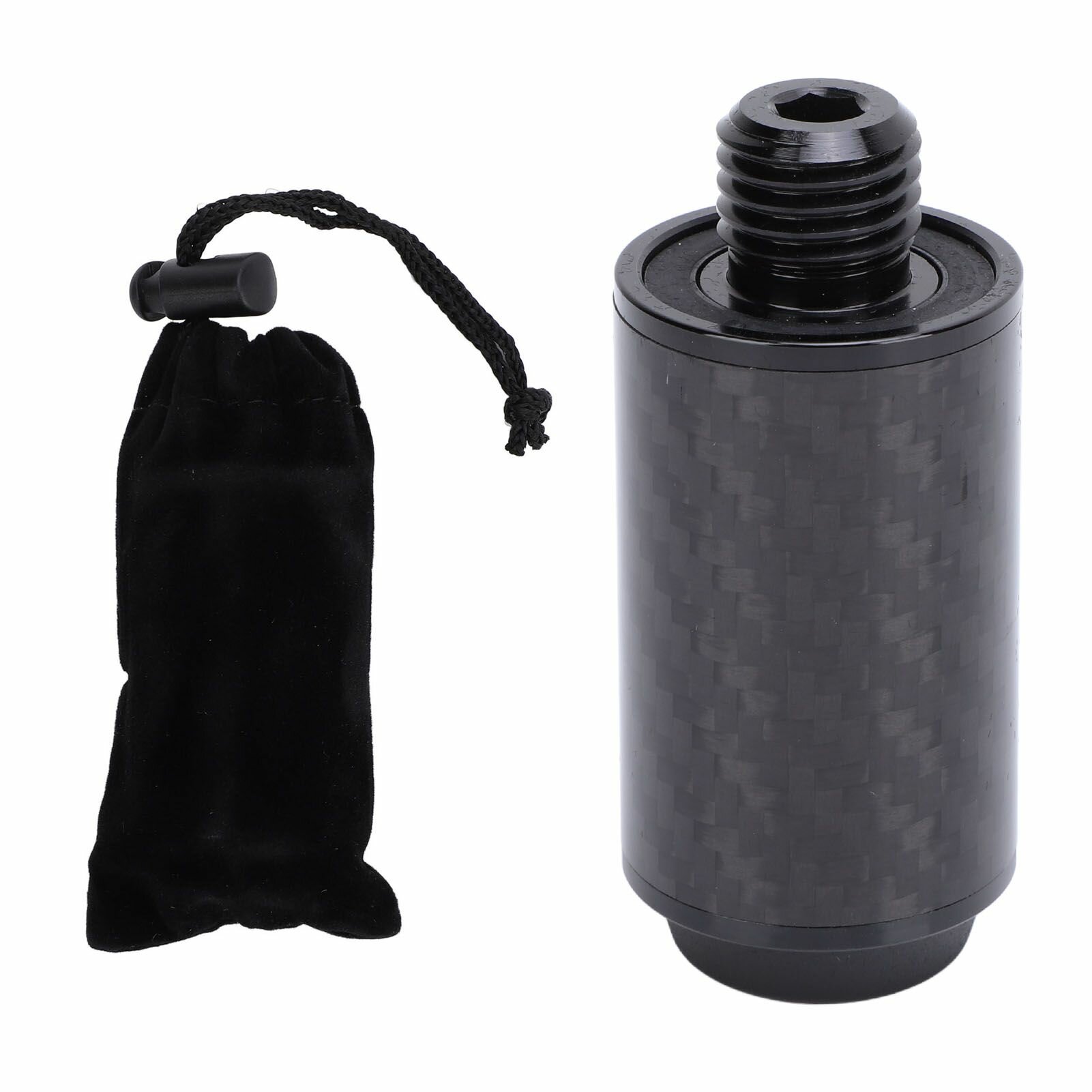 Удлинитель для бильярдного кия 2 дюйма, удлинитель для бильярдного кия из углеродного волокна с бампером для универсальных аксессуаров для кия