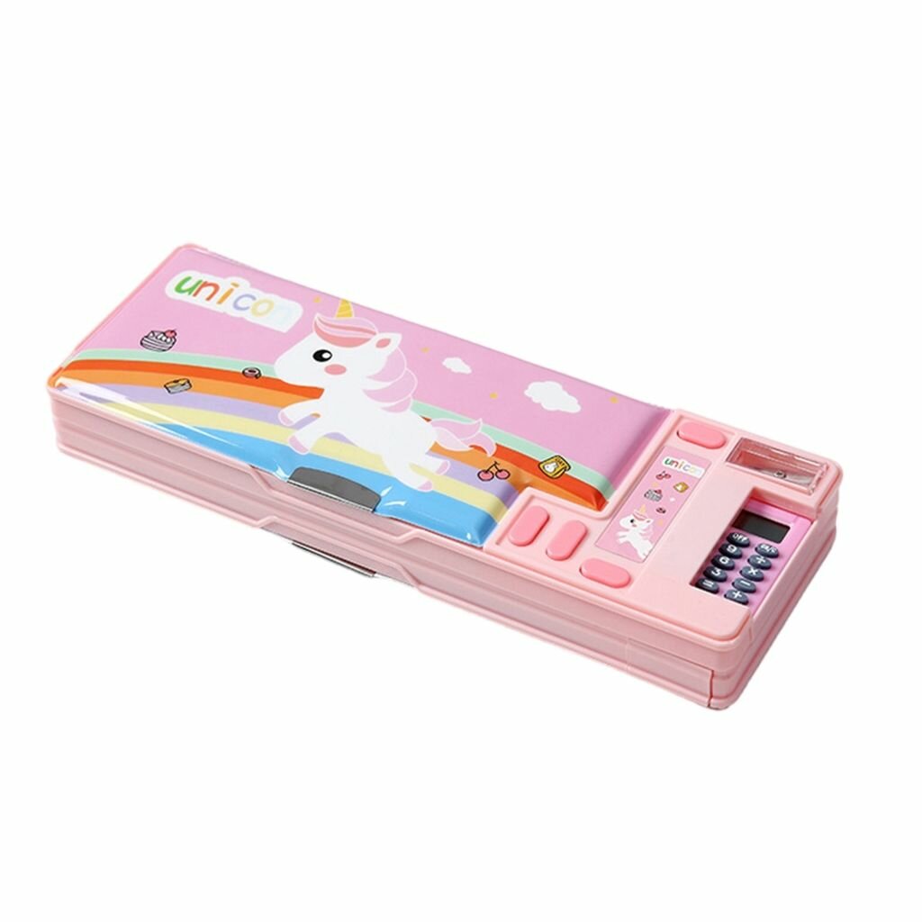 Пенал с калькулятором и точилкой