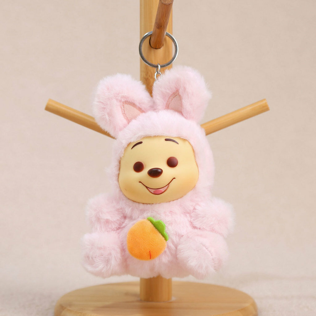 Брелок-талисман тигр пчела пони мишка для ключей и сумки для девочек на день рождения розовый