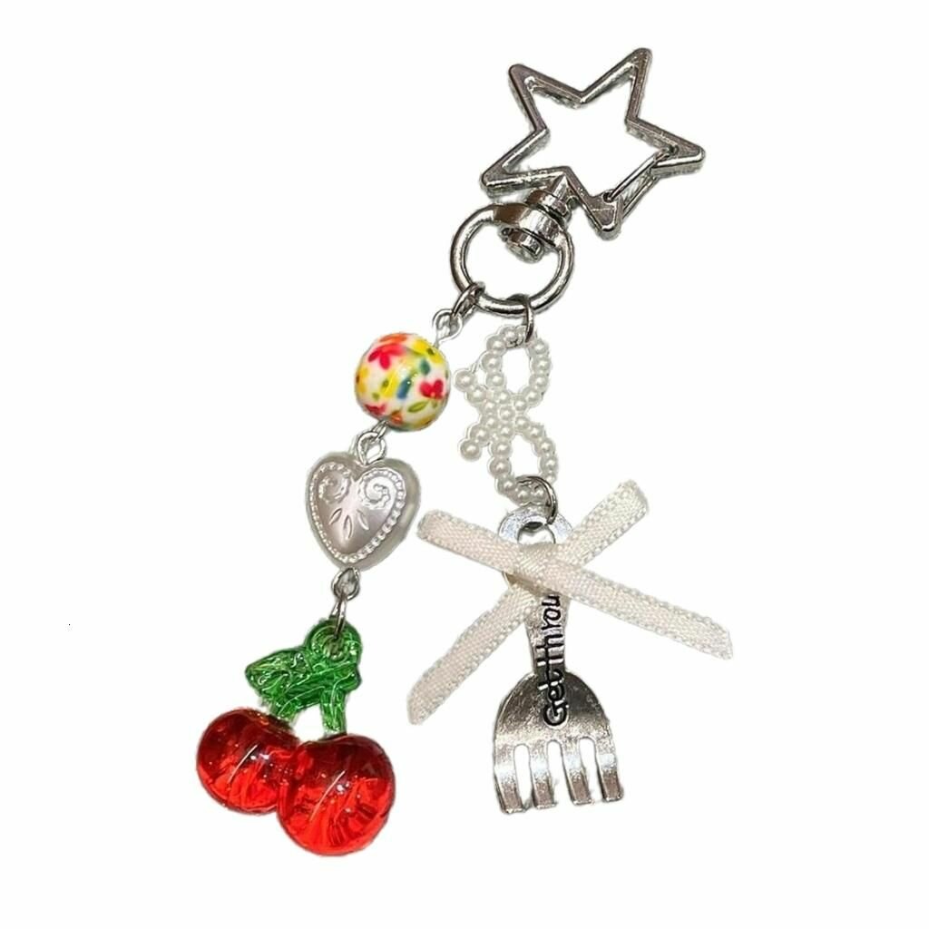 Брелок, Цепочка для мобильного телефона ручной работы из бисера-тип 11