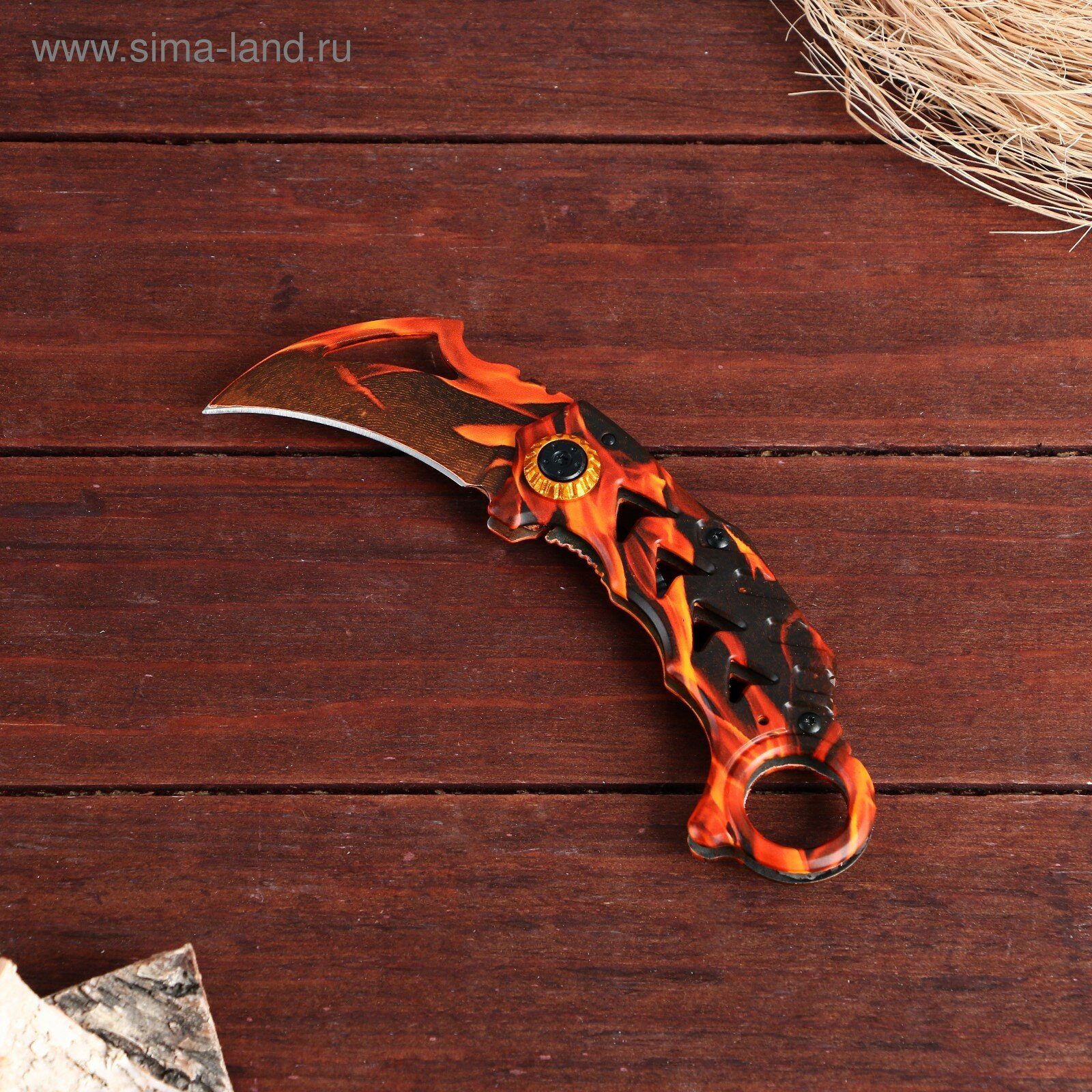 Нож-керамбит «Огненный», 19 см, клинок 70 мм/1 мм
