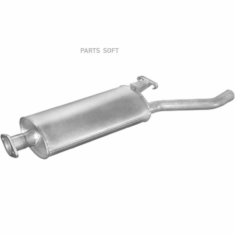 Глушитель Saab 9000 89-97 2.0i CD 16V 2.3i CD 16V от официального дистрибьютора, EDEX, артикул 4812