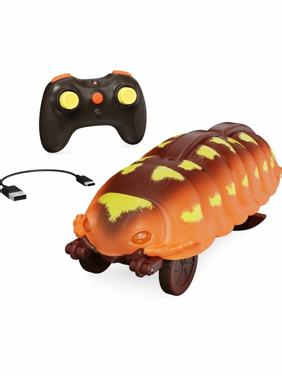 TERRA радиоуправляемая игрушка мокрица с пультом управления, световые эффекты