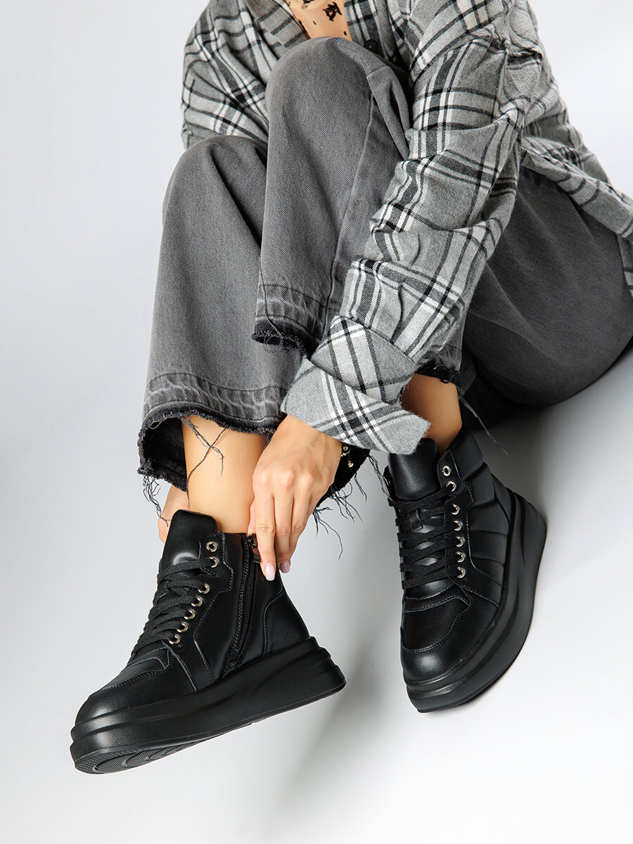 Ботинки натуральная кожа зимние утепленные 2026