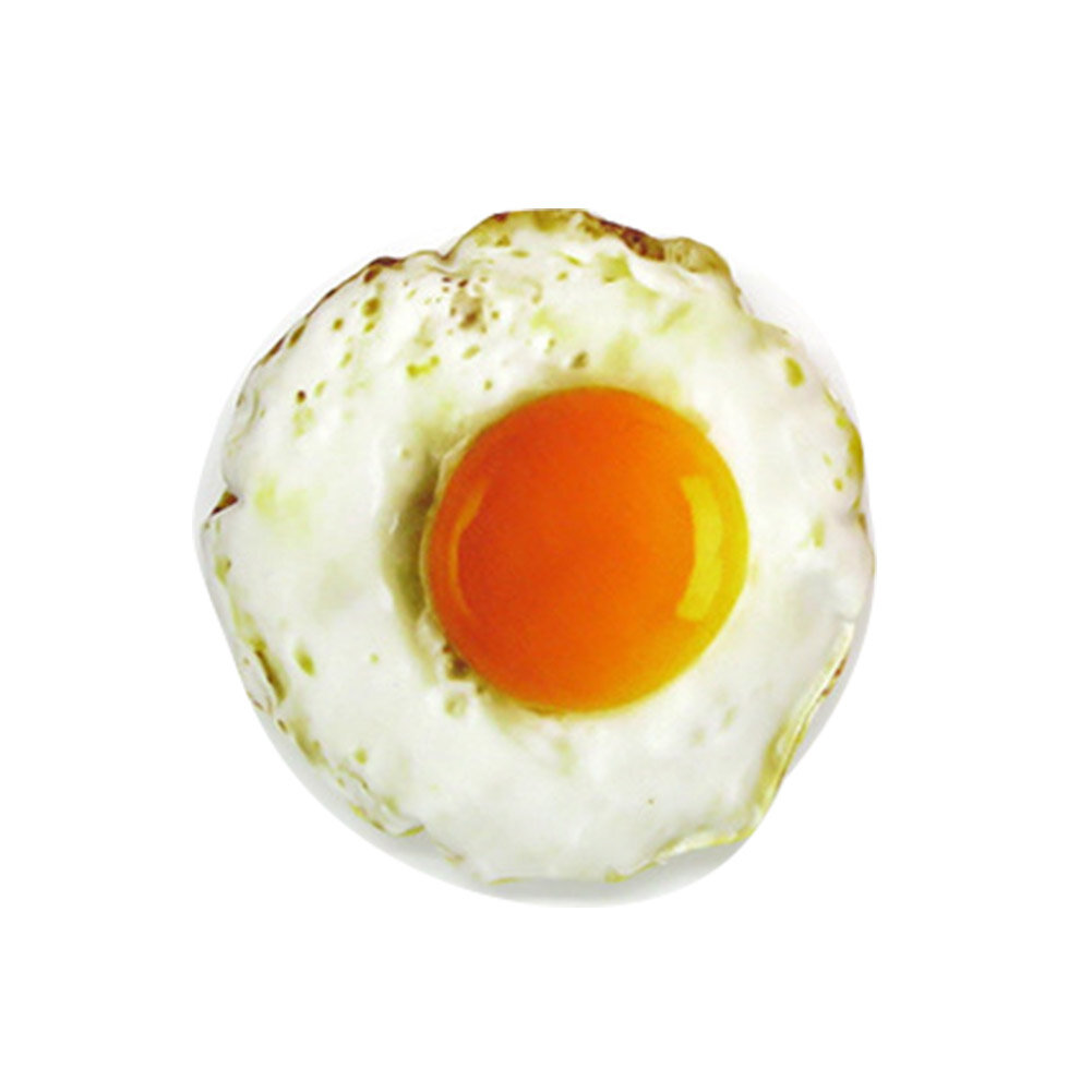 Плюшевая игрушка для собаки с пищалкой, имитация жареного яйца кошачья игрушка